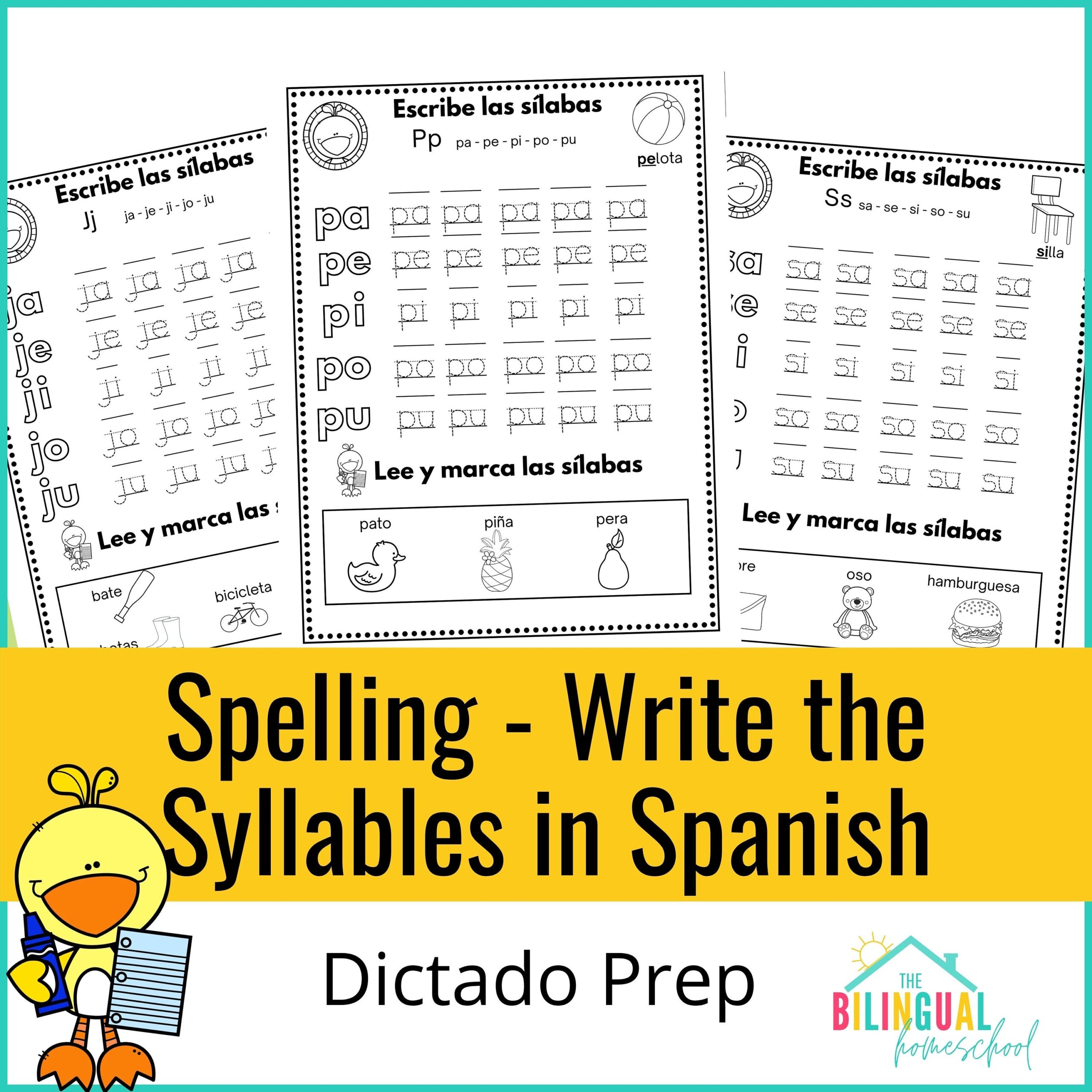 Free Printable Silabas Worksheets - Printable Worksheets
