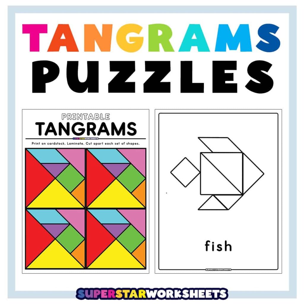 Free Printable Tangram Worksheets - Printable Worksheets