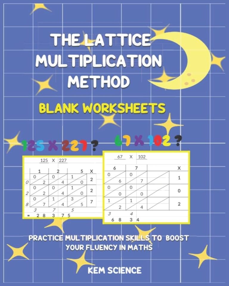 Free Printable Blank Lattice Multiplication Worksheets - Printable ...