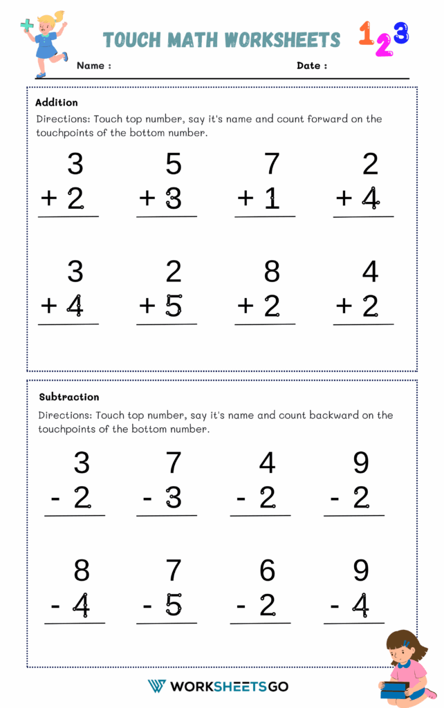 Free Printable Touchpoint Math Worksheets - Printable Worksheets