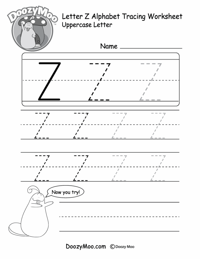 Free Printable Letter Z Tracing Worksheets - Printable Worksheets