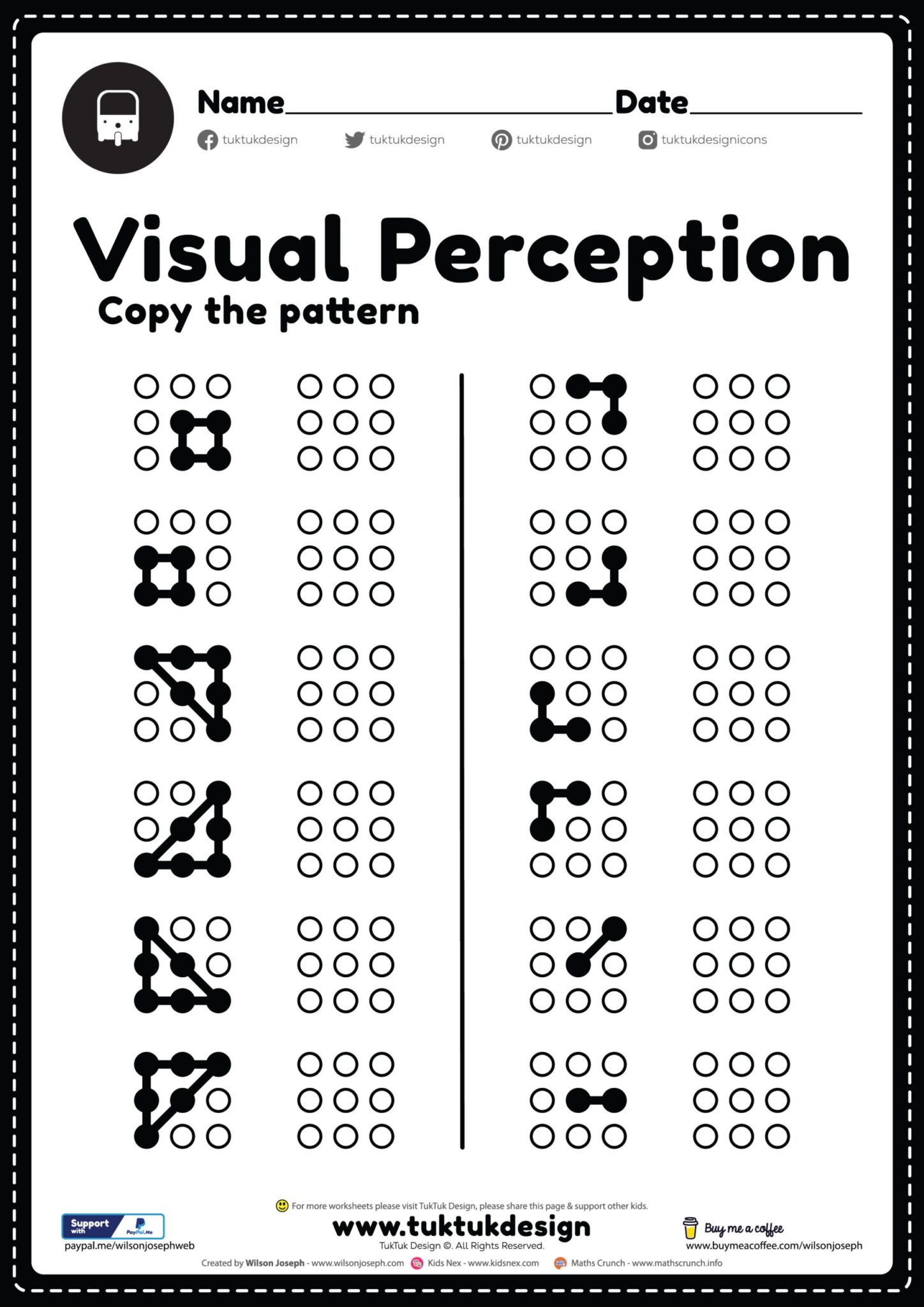 Free Printable Visual Closure Worksheets - Printable Worksheets