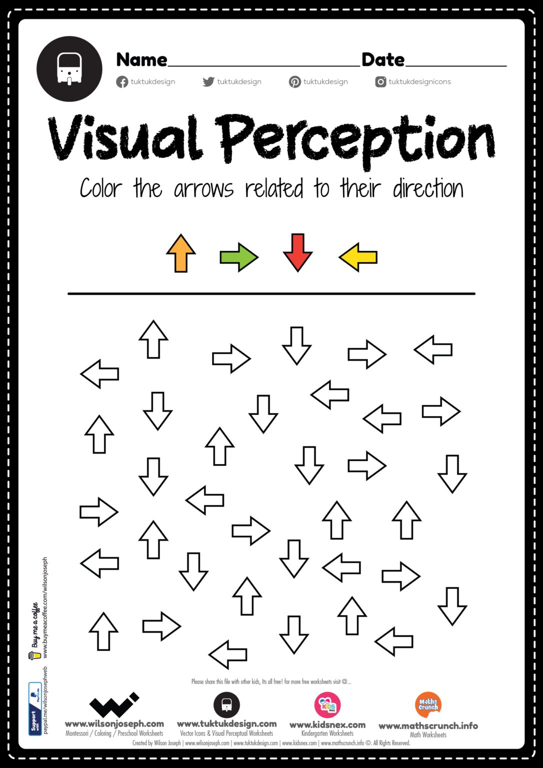 Visual Perceptual Worksheets Free Printables - Printable Worksheets
