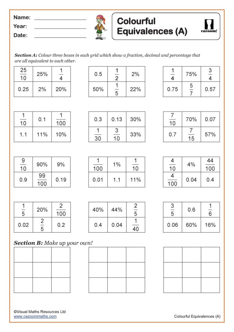 Year 5 Worksheets Free Printable - Printable Worksheets