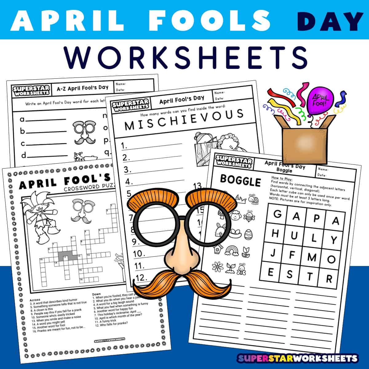 Free Printable April Fools Day Worksheets - Printable Worksheets
