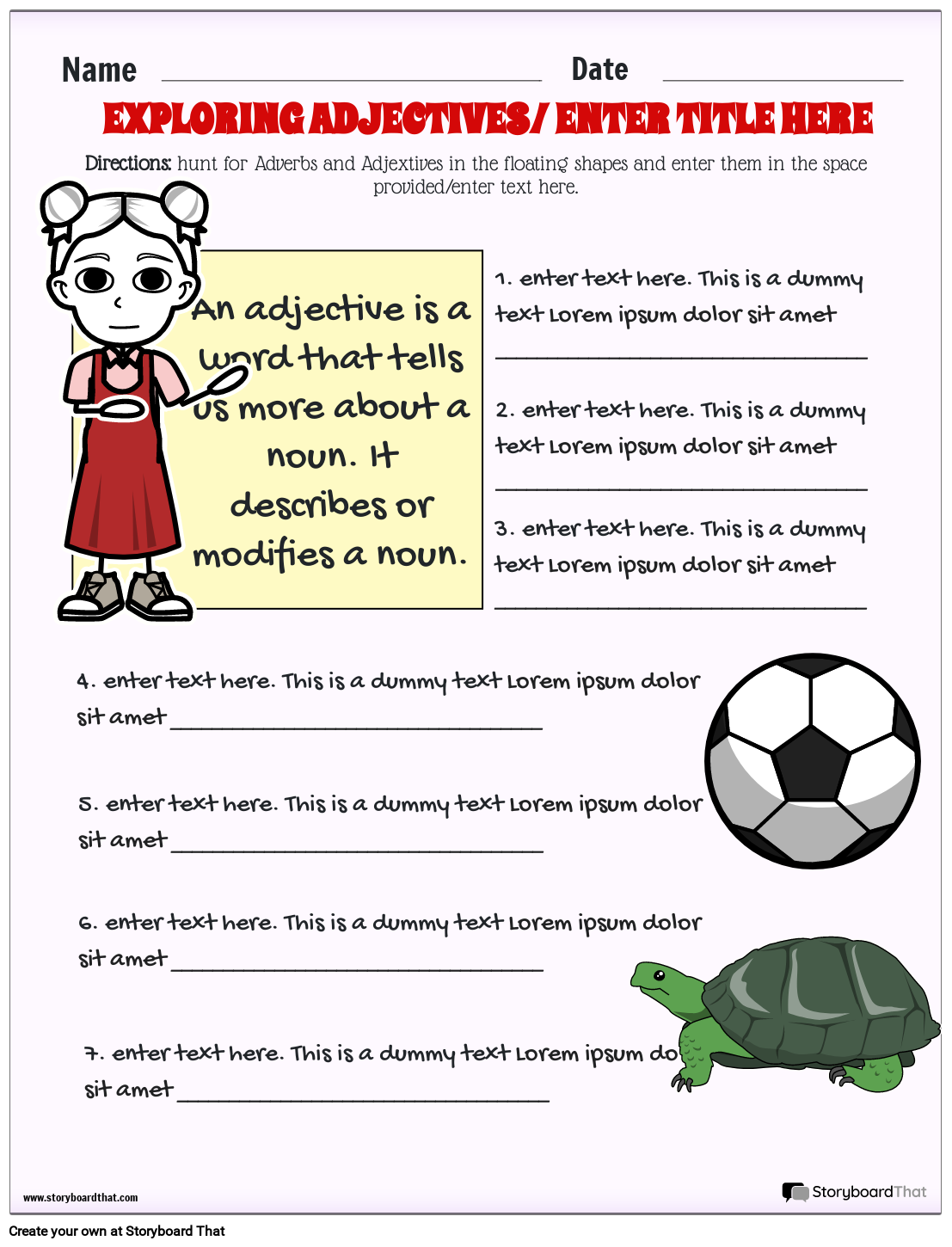 Free Printable Basic Adverb Worksheet - Printable Worksheets
