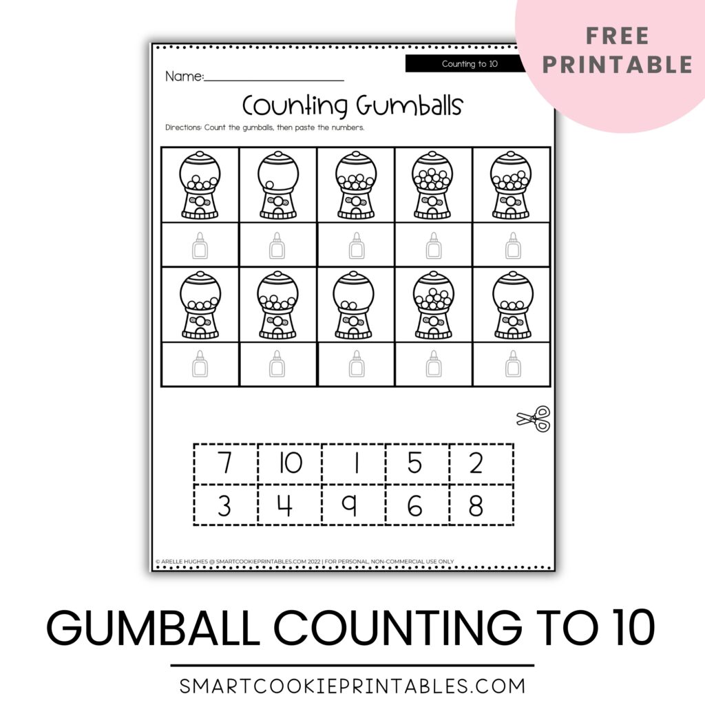 Gumball Math Worksheet 10 Free Printables - Printable Worksheets