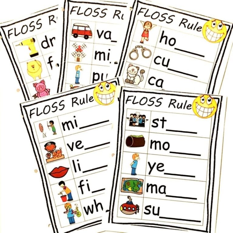 Floss Rule Worksheet Free Printable - Printable Worksheets