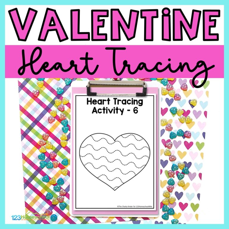 Free Printable Heart Tracing Worksheet - Printable Worksheets