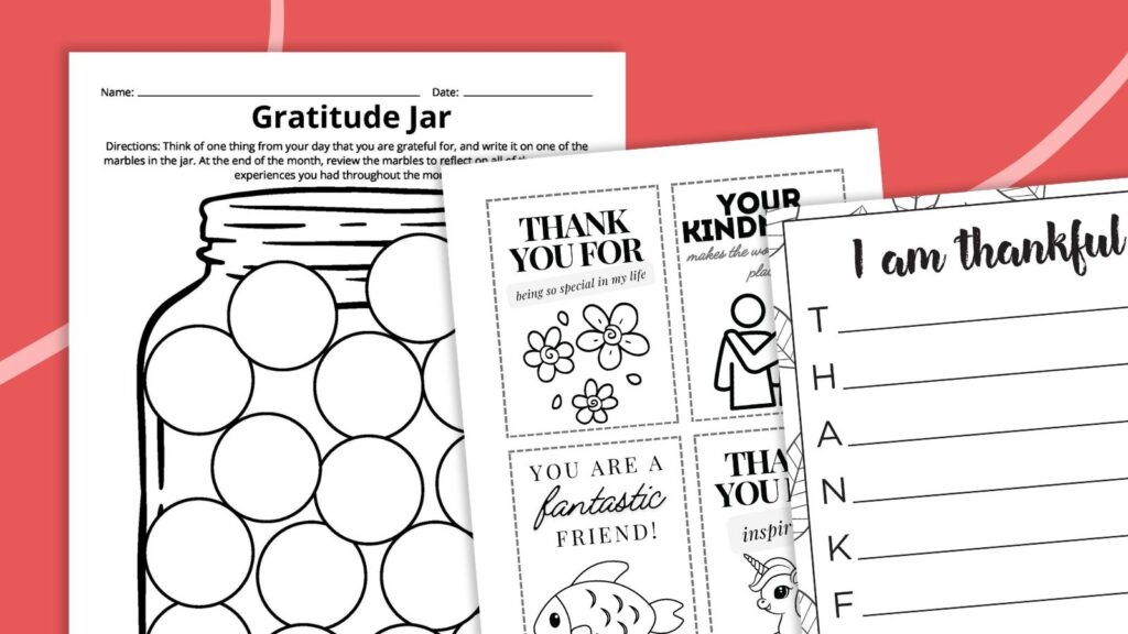 Free Printable Gratitude Activities Worksheets - Printable Worksheets