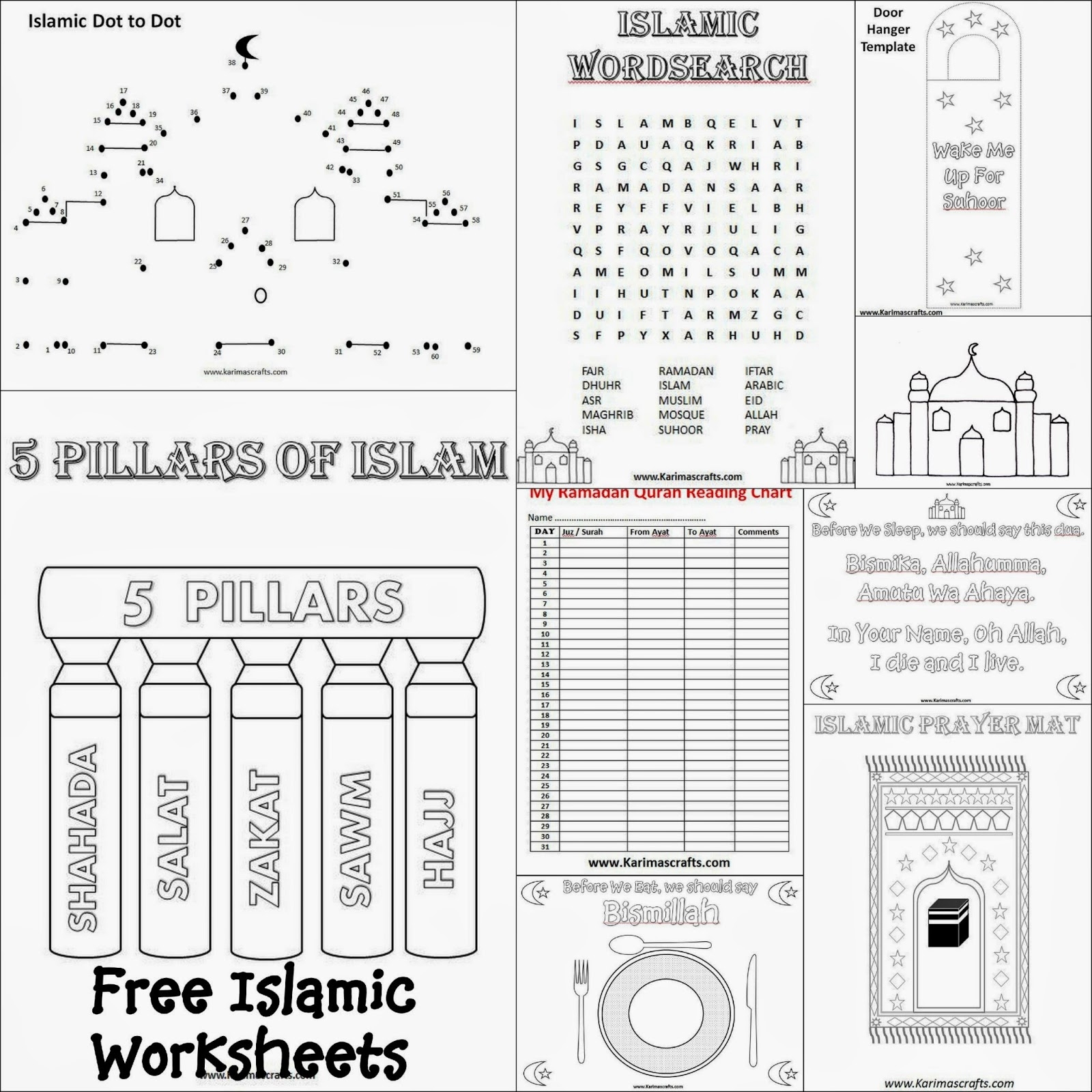 Free Printable Ramadan Worksheet - Printable Worksheets