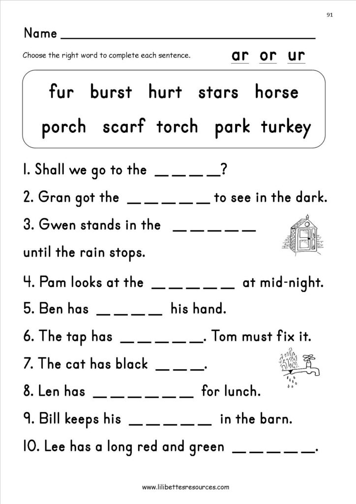 Free Printable Phonics Worksheets Grade 3 - Printable Worksheets